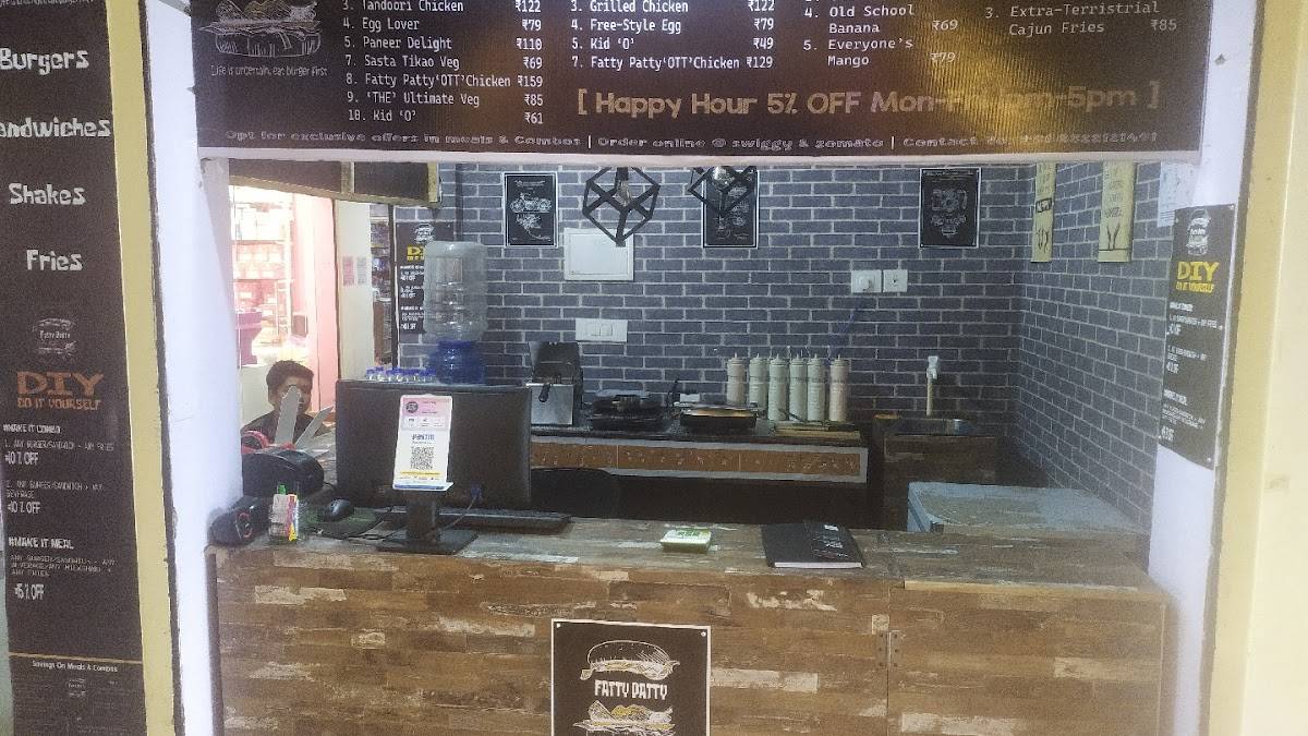 Menu at Fatty Patty, Noida