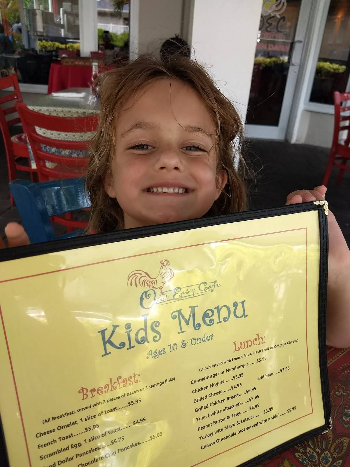 Menu at Over Easy Cafe, Sanibel