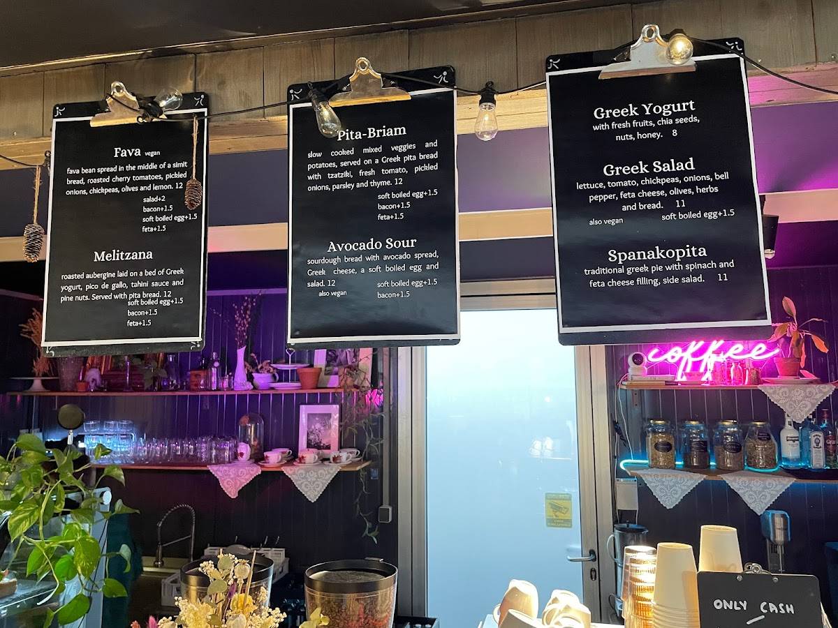 Menu at Pala Berlin - Greek Cafe, Berlin