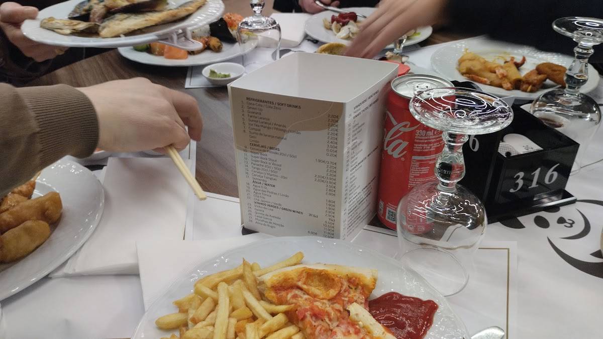 Menu em Panda Douro restaurante, Rio Tinto