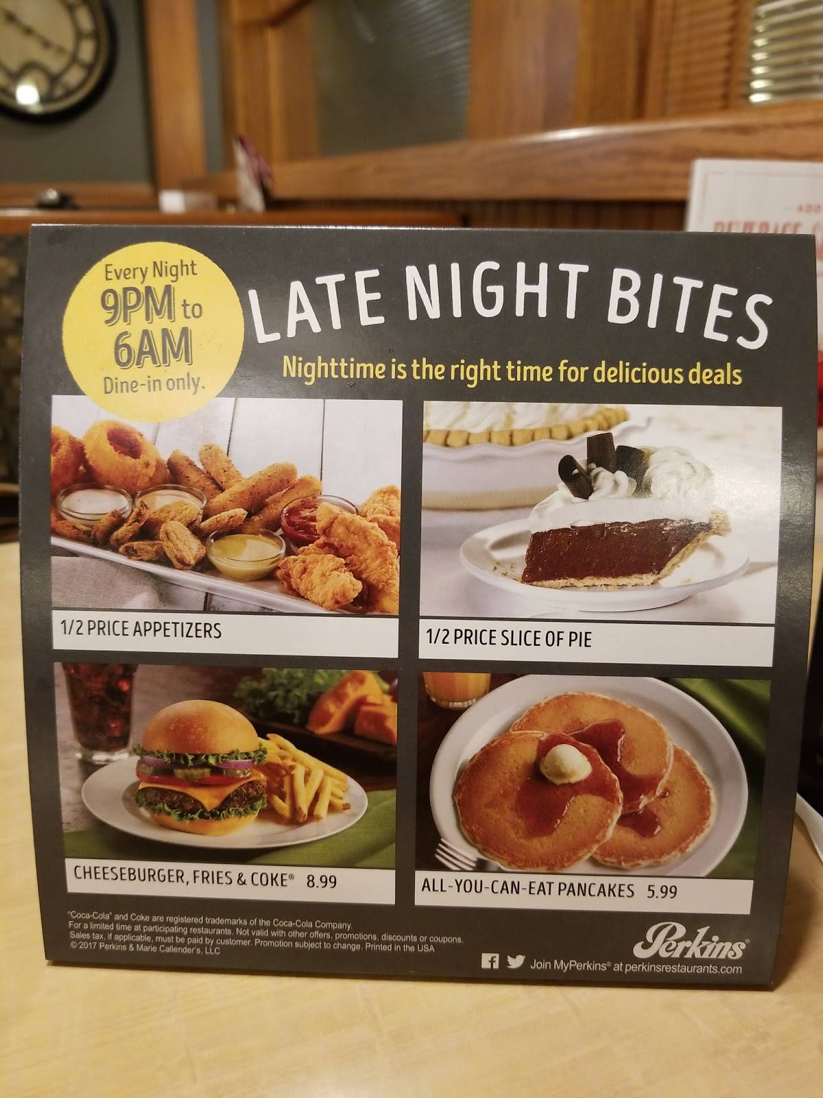 Menu at Perkins Restaurant & Bakery, St. Cloud, 30 Park Ave S