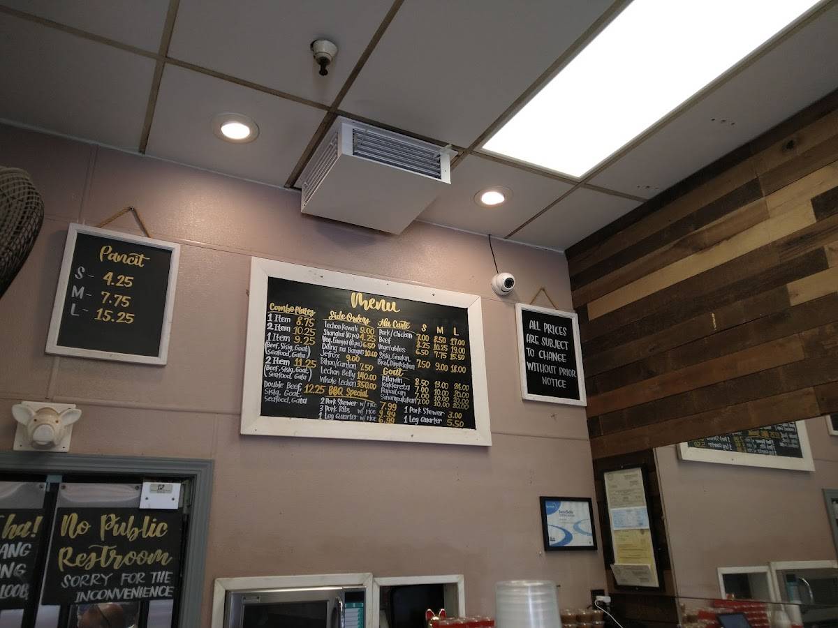 Menu at Pinoy Bbq ATBP, Milpitas