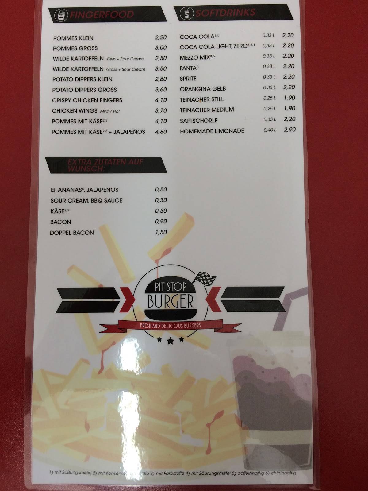 Speisekarte von Pits Burger Plüderhausen restaurant, Plüderhausen