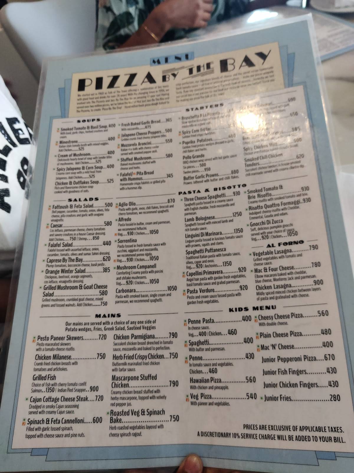 Menu at Pizza By The Bay, Mumbai