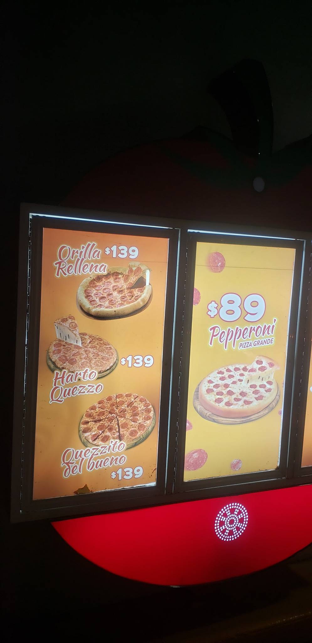 Menu at Pizza Deprizza restaurant, Reynosa, Blvd.las Fuentes