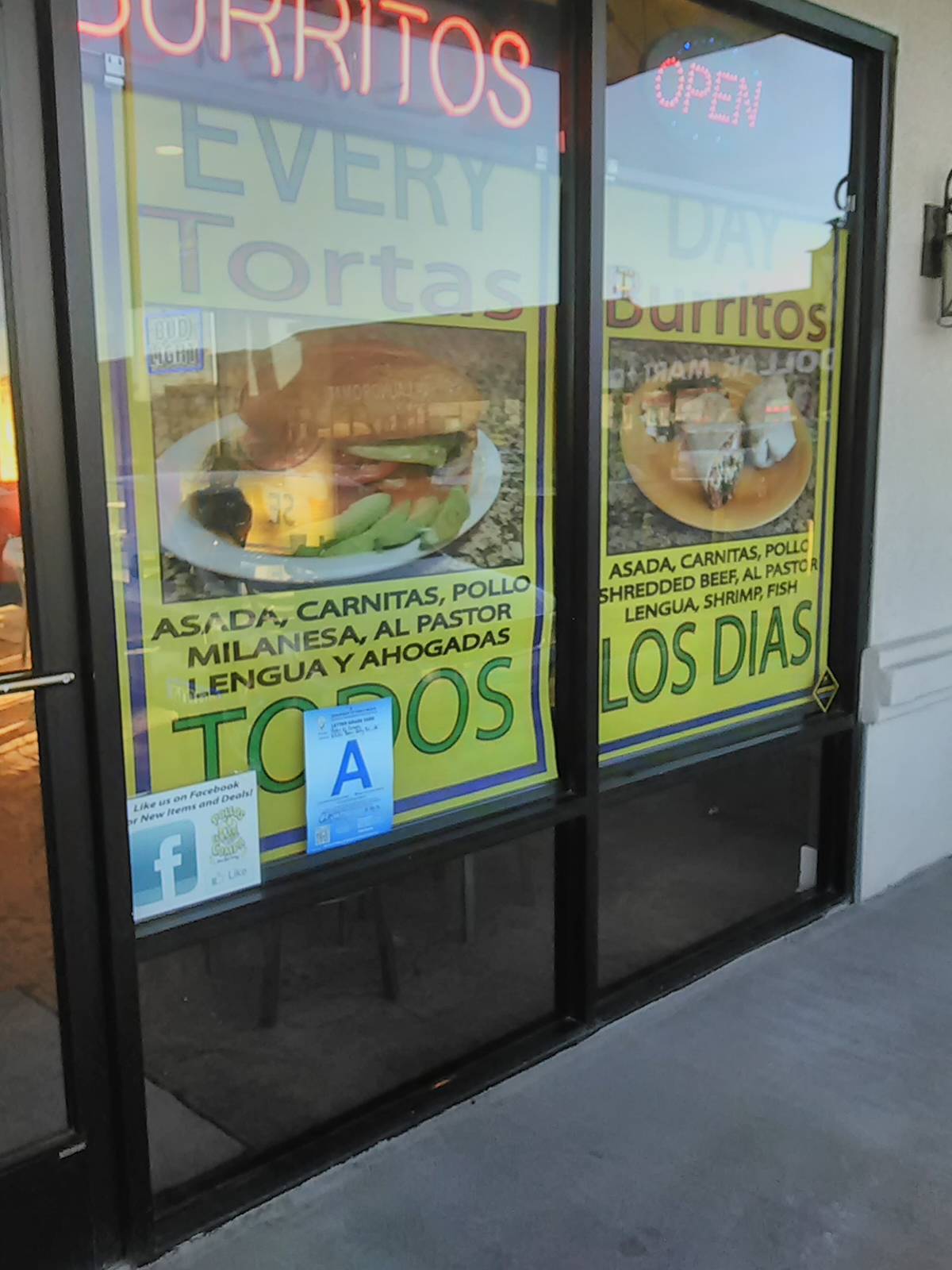 Menu at Pollos El Compa restaurant, Apple Valley