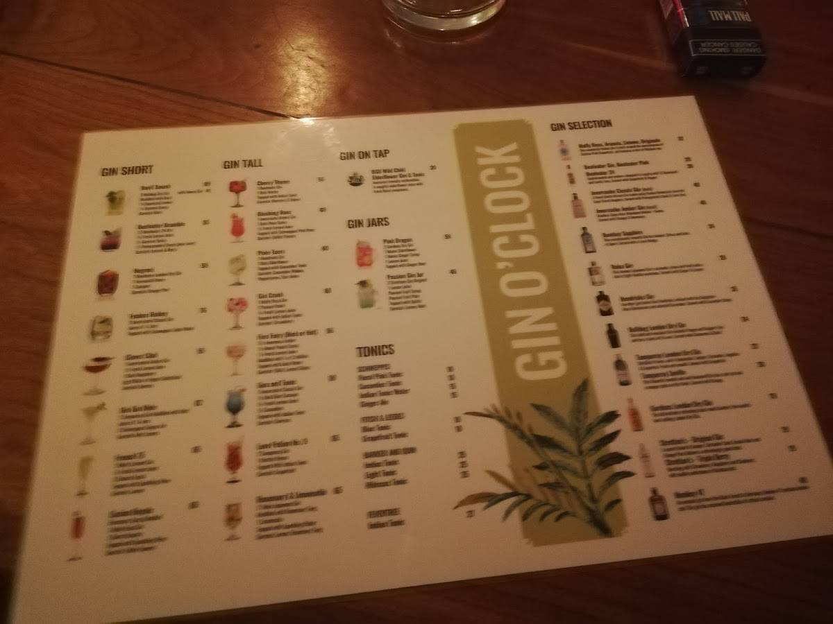 Menu at St James Restaurant, Walmer, Port Elizabeth