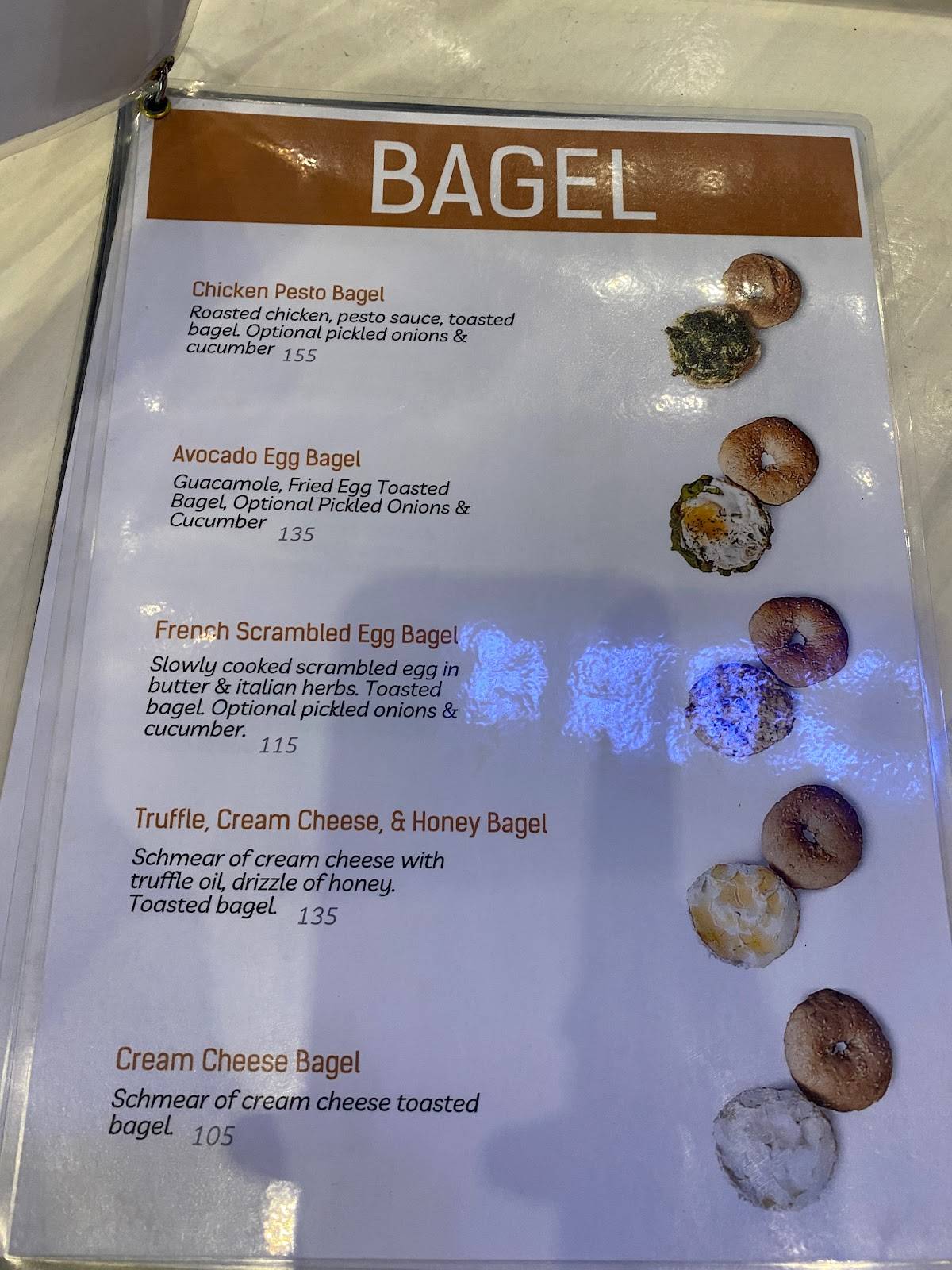 Menu at Projuice Juice Bar, Manila