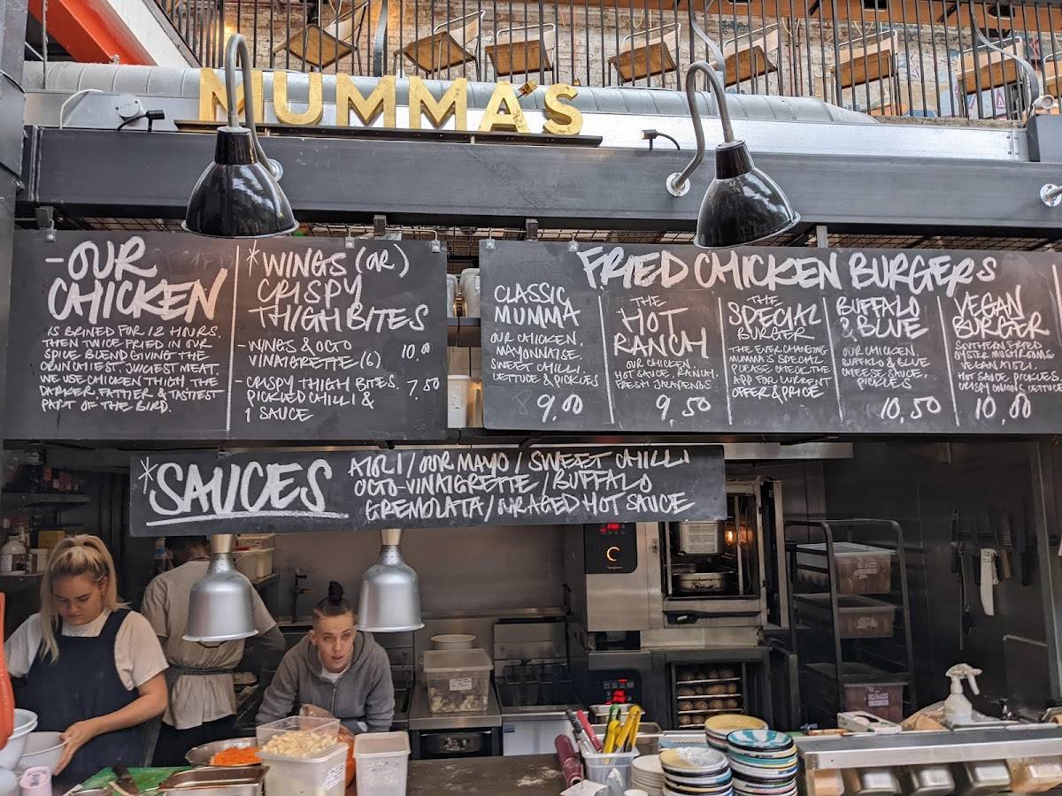 Menu at Mackie Mayor pub & bar, Manchester