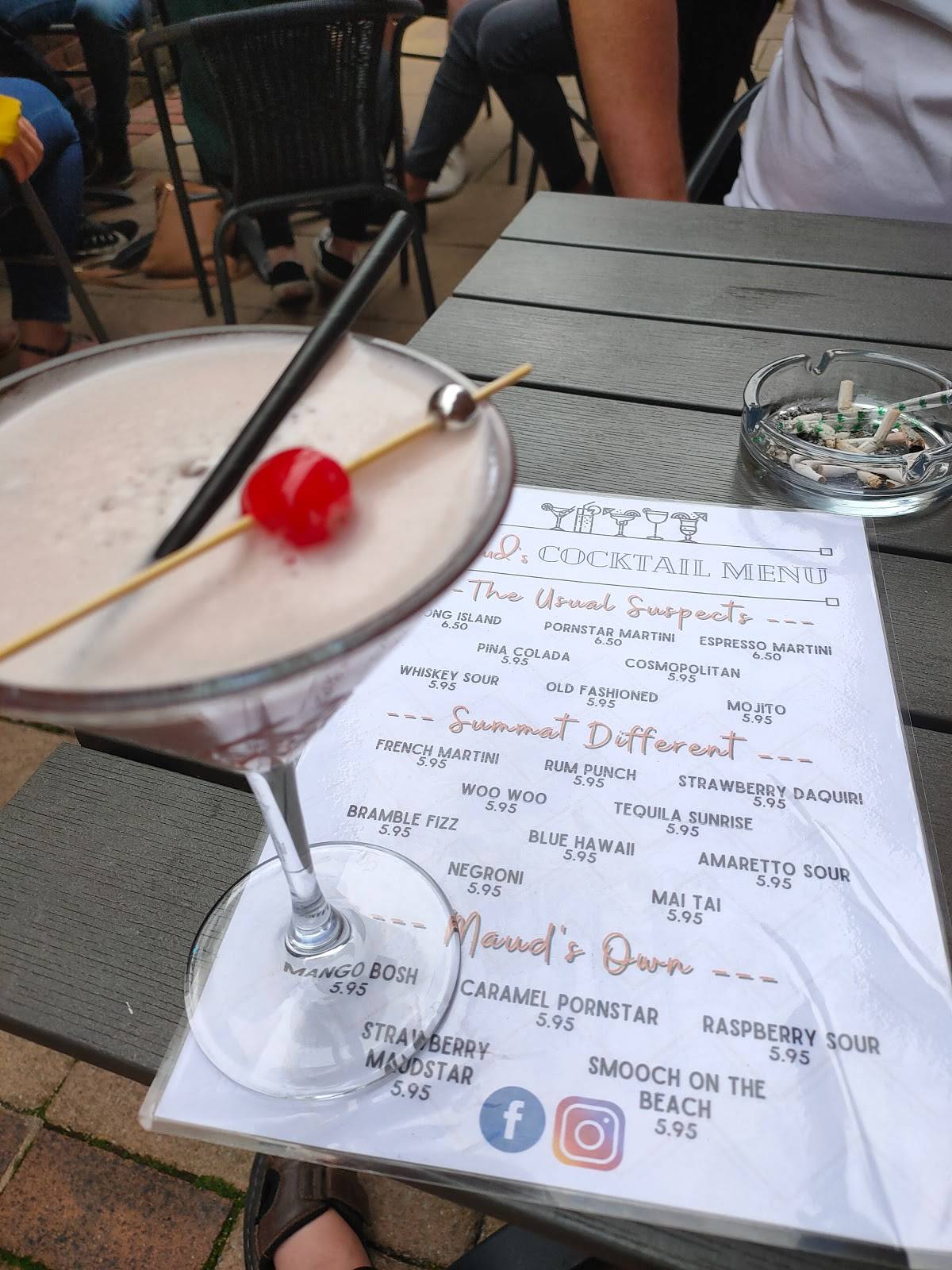Menu at Mauds Cafe of Pontefract, Pontefract