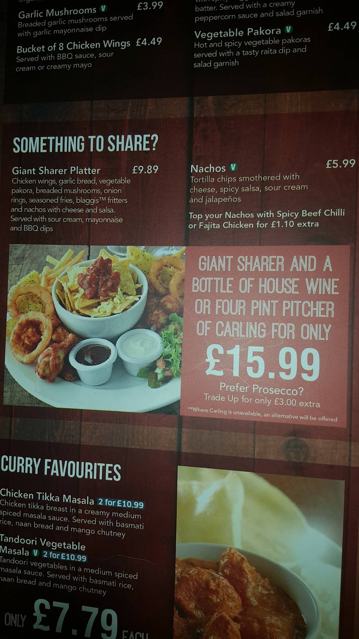 Menu at Prince Of Wales pub & bar, Aberdeen