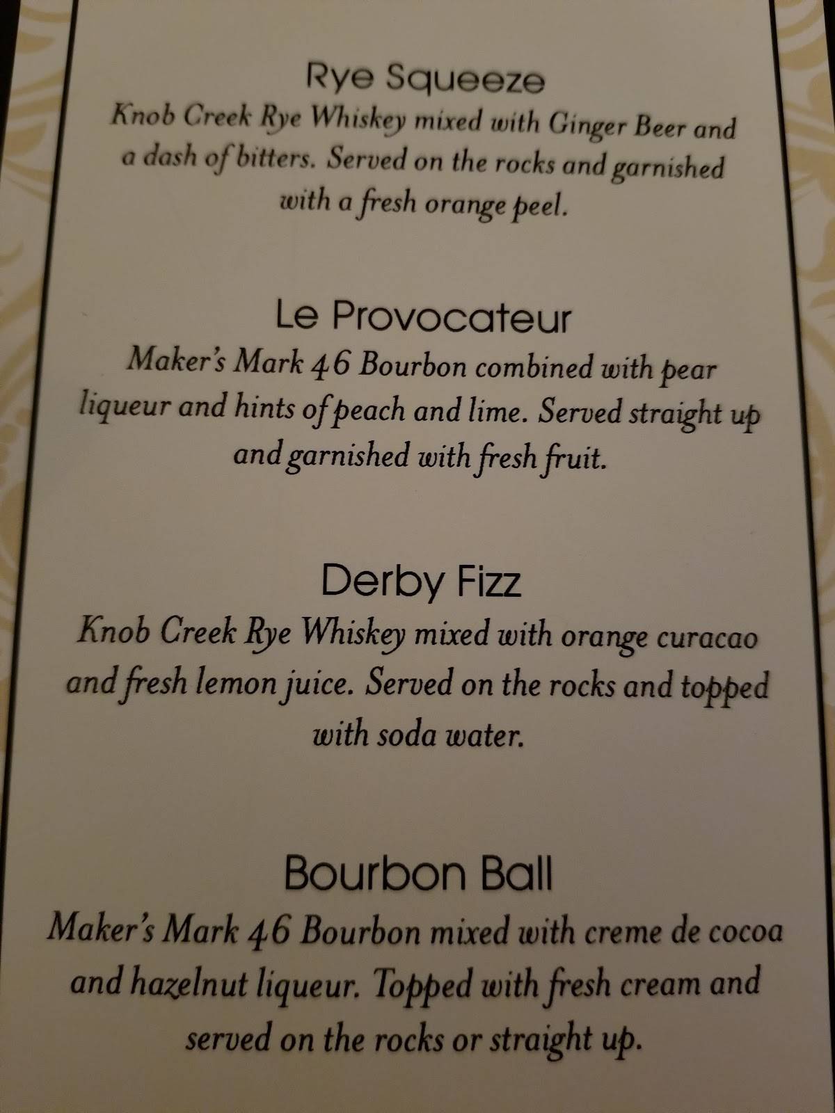 Menu at Remlik's Grille & Oyster Bar, Binghamton
