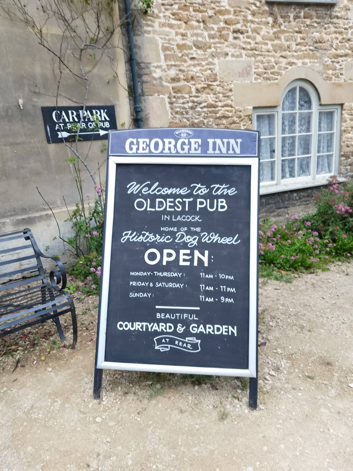 Menu at The George Inn pub & bar, Chippenham