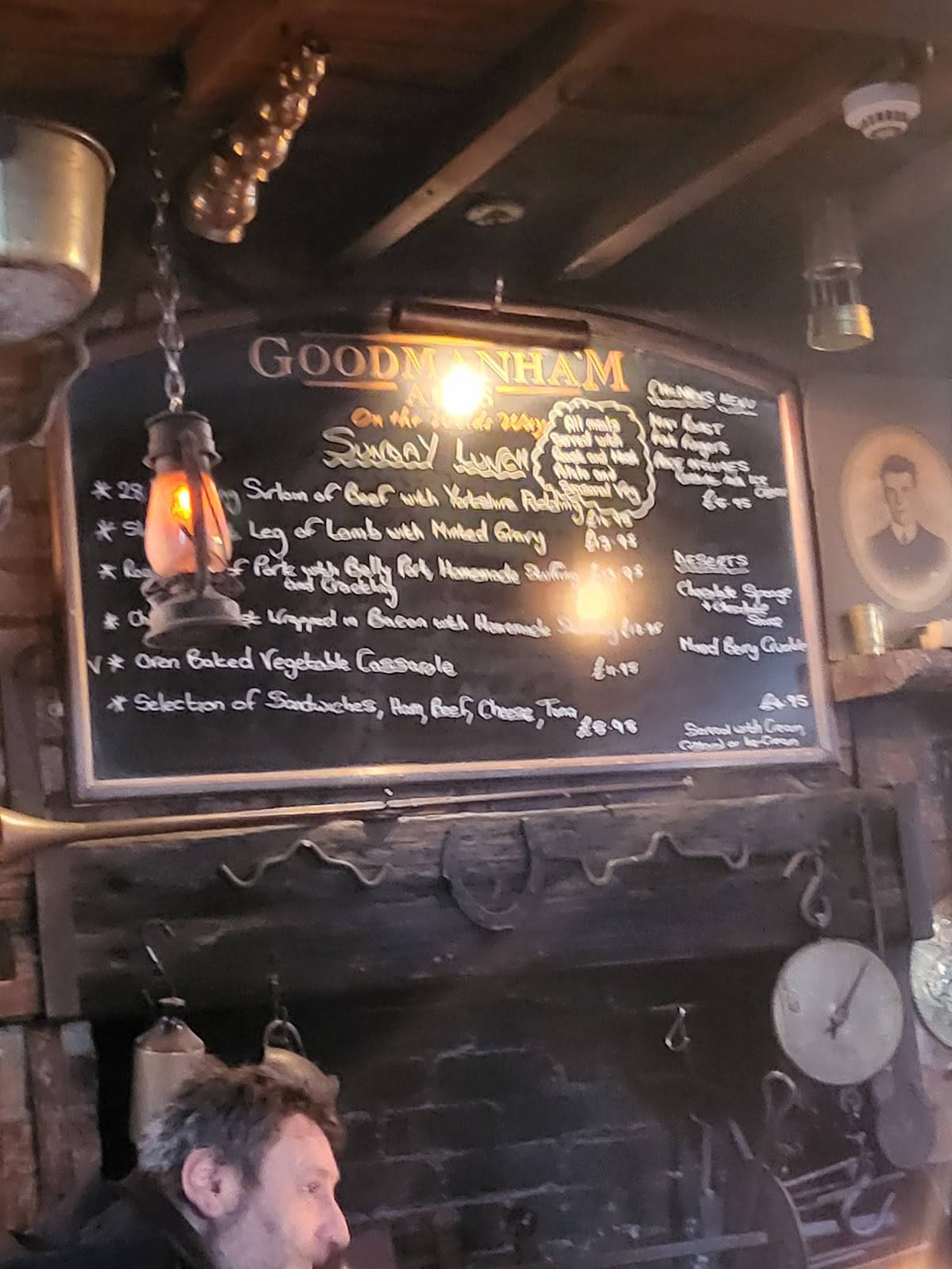 Menu at The Goodmanham Arms pub & bar, Goodmanham, Main St