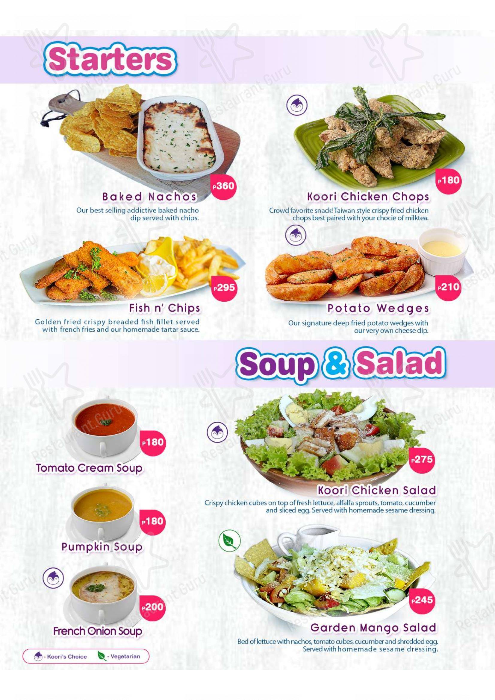 Carta de Cold Layers Cafe, Ciudad Quezon, 3rd Floor Fishermall