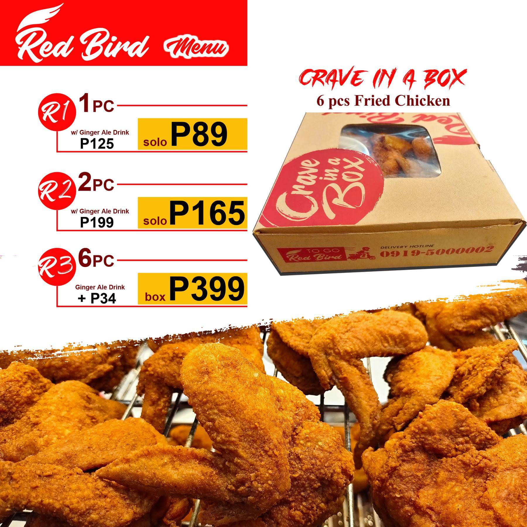 Menu at RED BIRD - Sanciangko St. corner Junquera St. restaurant, Cebu City