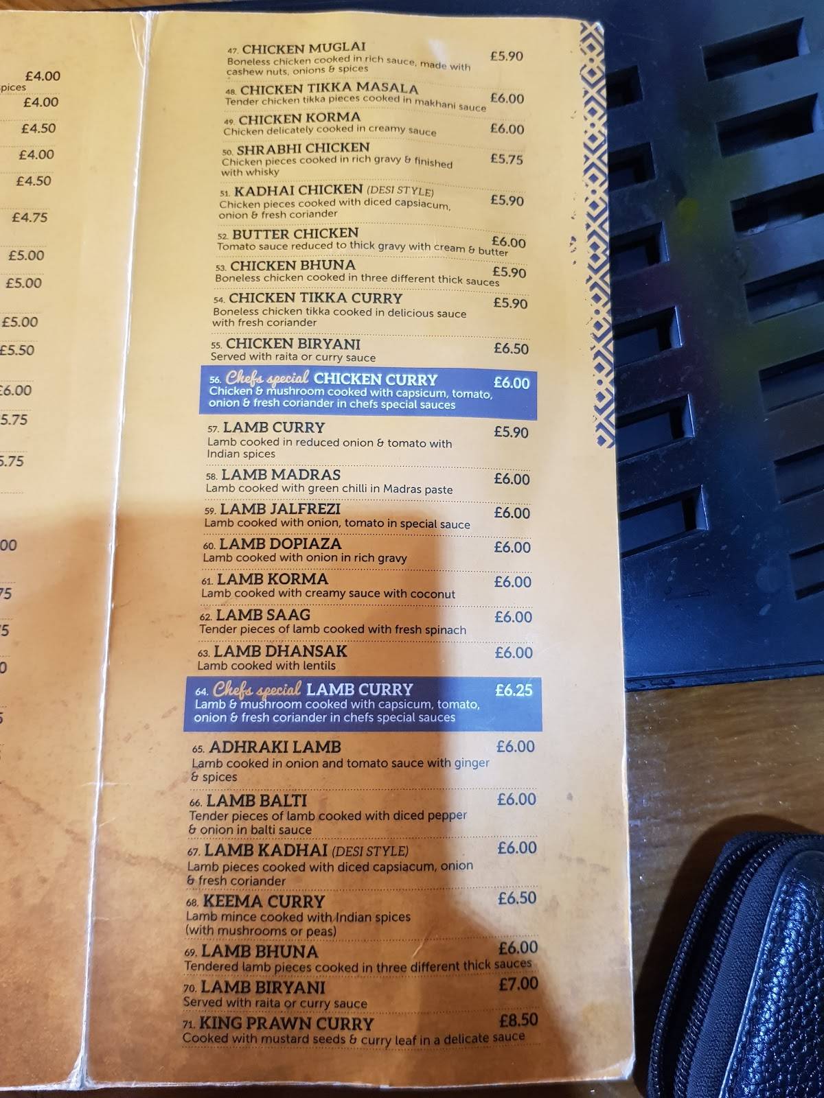 Menu at The Railway Inn pub & bar, West Bromwich, 96 Bromford Ln