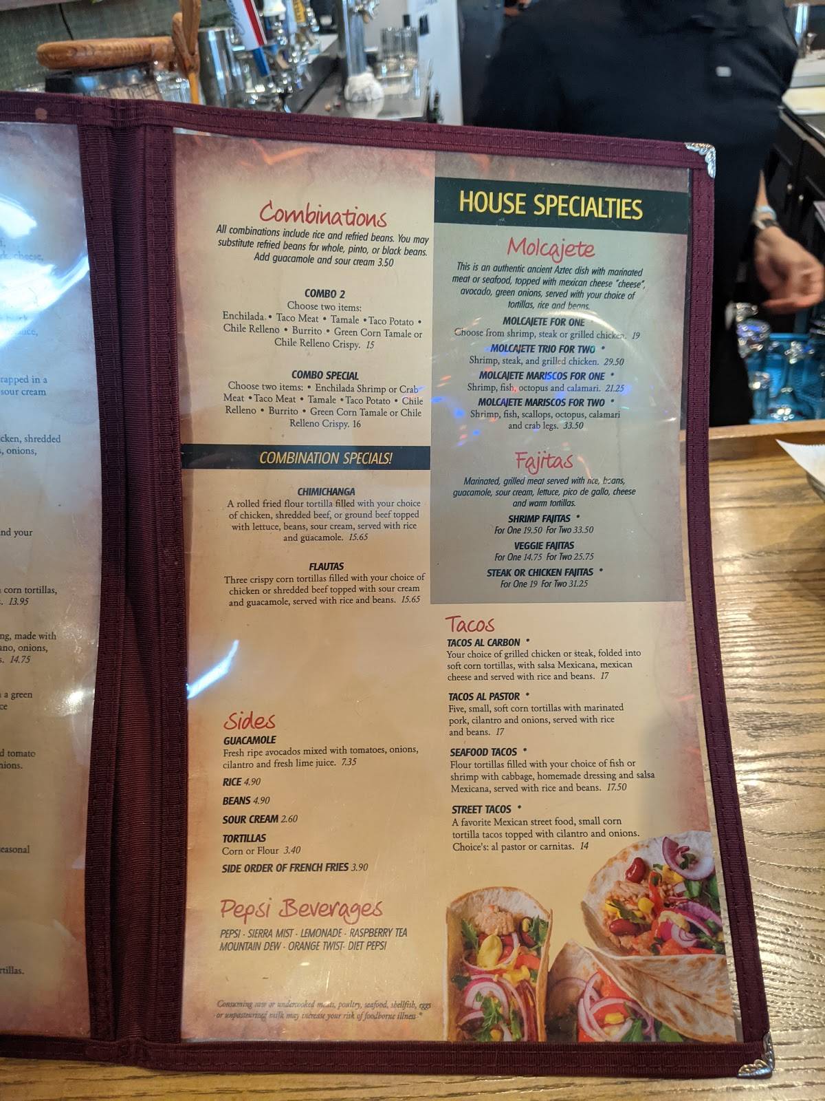 Menu at Rancho Rustico Restaurant, Tucson, E Old Vail Rd