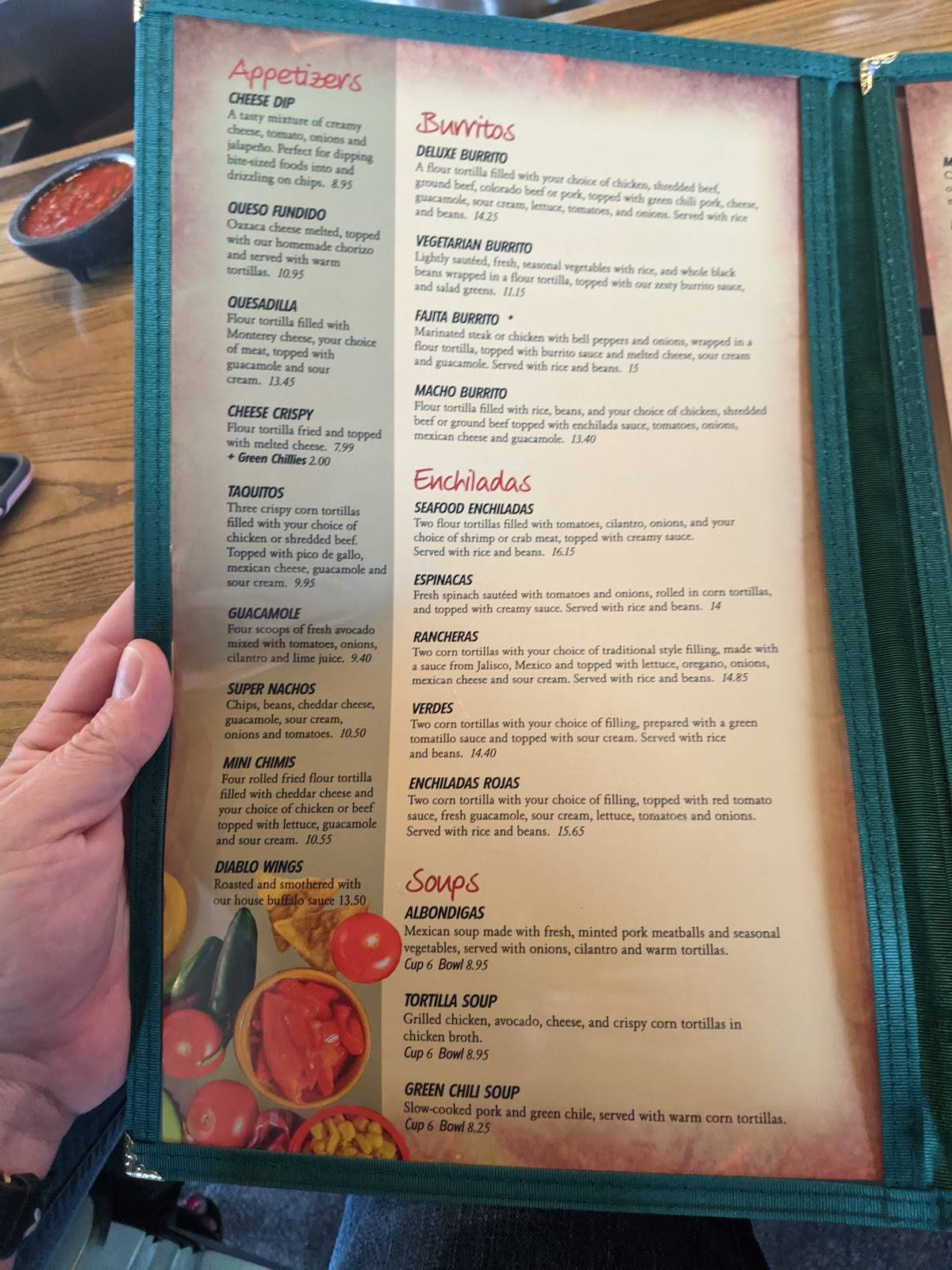 Menu at Rancho Rustico Restaurant, Tucson, E Old Vail Rd