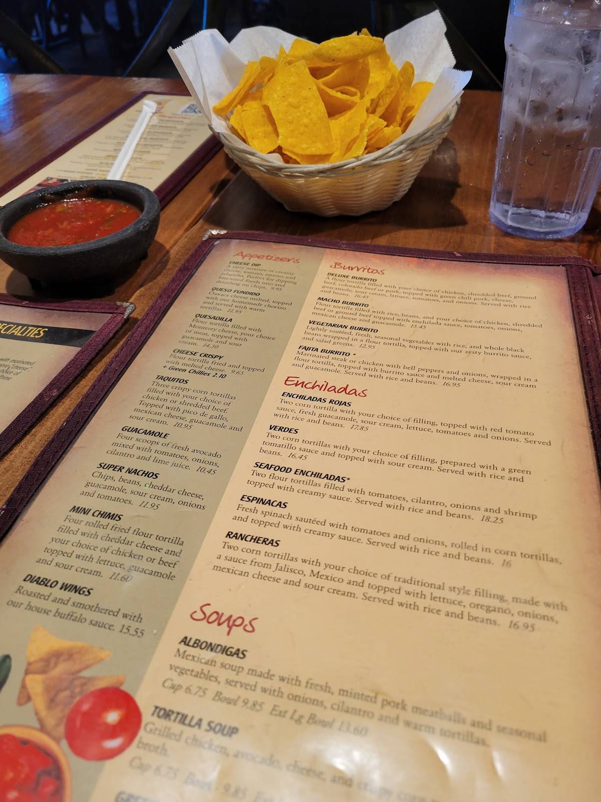 Menu at Rancho Rustico Restaurant, Tucson, E Old Vail Rd