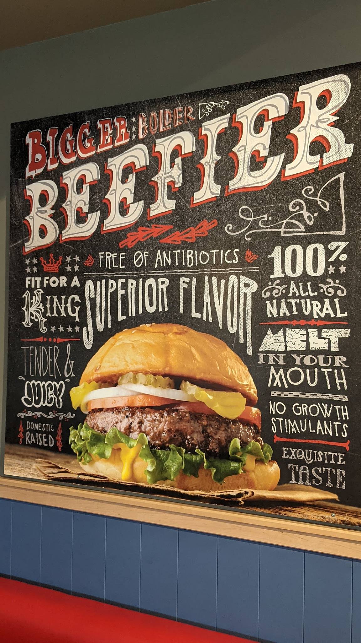 Menu at Fuddruckers restaurant, Regina