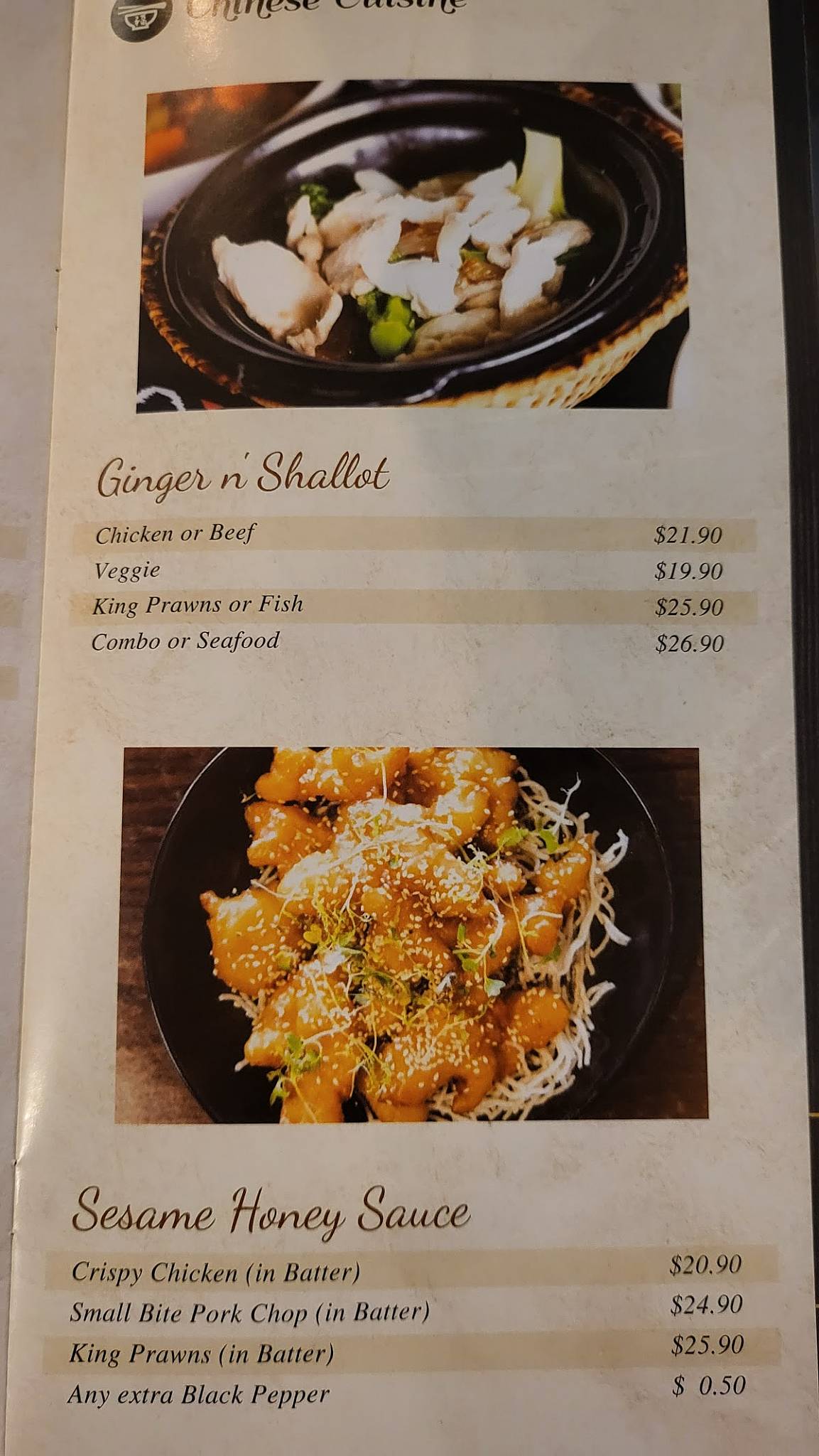 Menu at Asian Kitchen Treendale restaurant, Australind