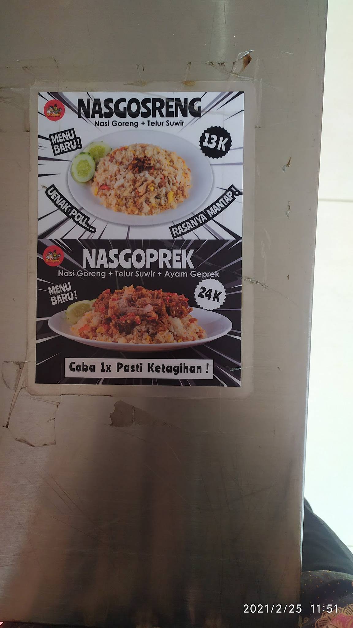 Carta del restaurante Ayam Geprek Mr Suprek Ubaya, Surabaya