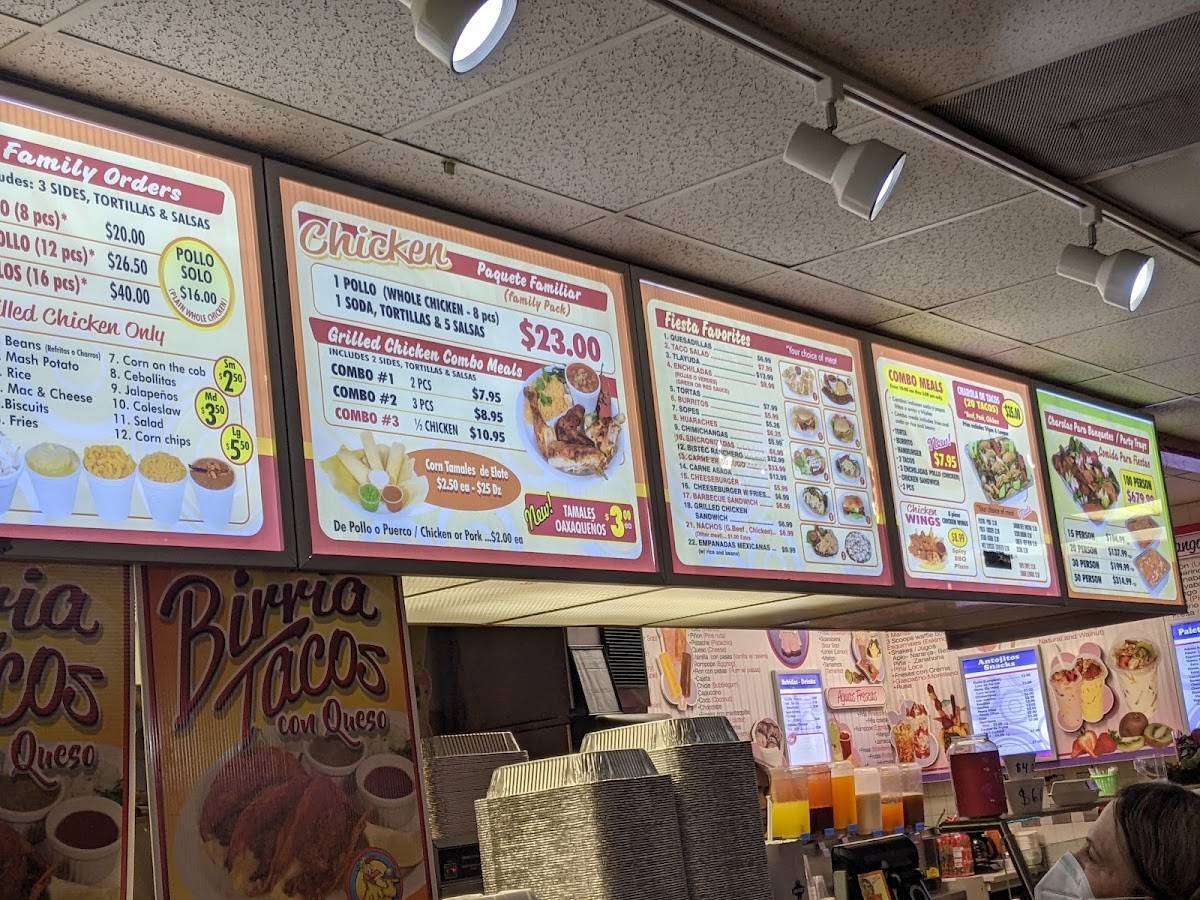Menu at Chicken Palace Sunset restaurant, Waukesha