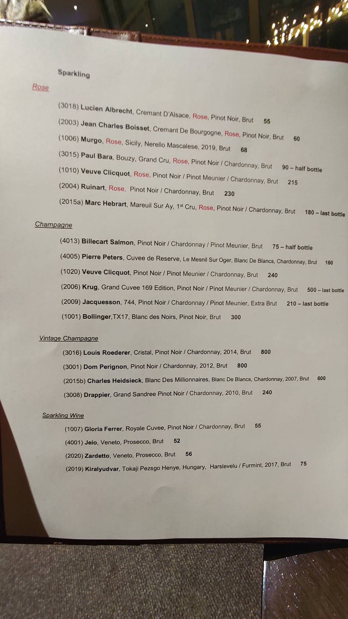Menu at Cinder House and Bar, St. Louis, 999 N 2nd St