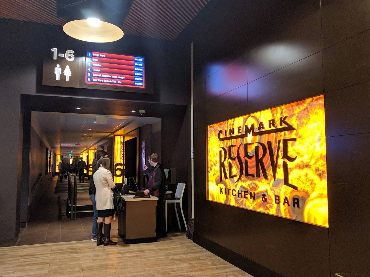Menu at Cinemark Reserve Lincoln Square — Dine-In 21+ pub & bar, Bellevue