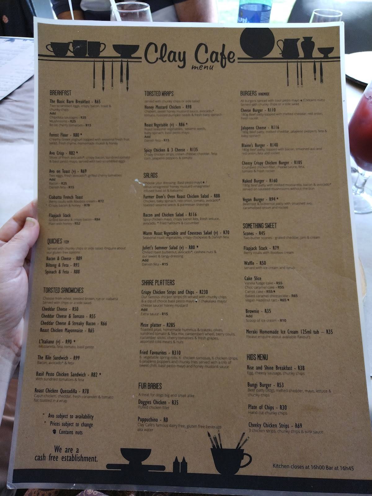 Menu at Create Red Barn - Irene, Olifantsfontein, 7 Nelson Road