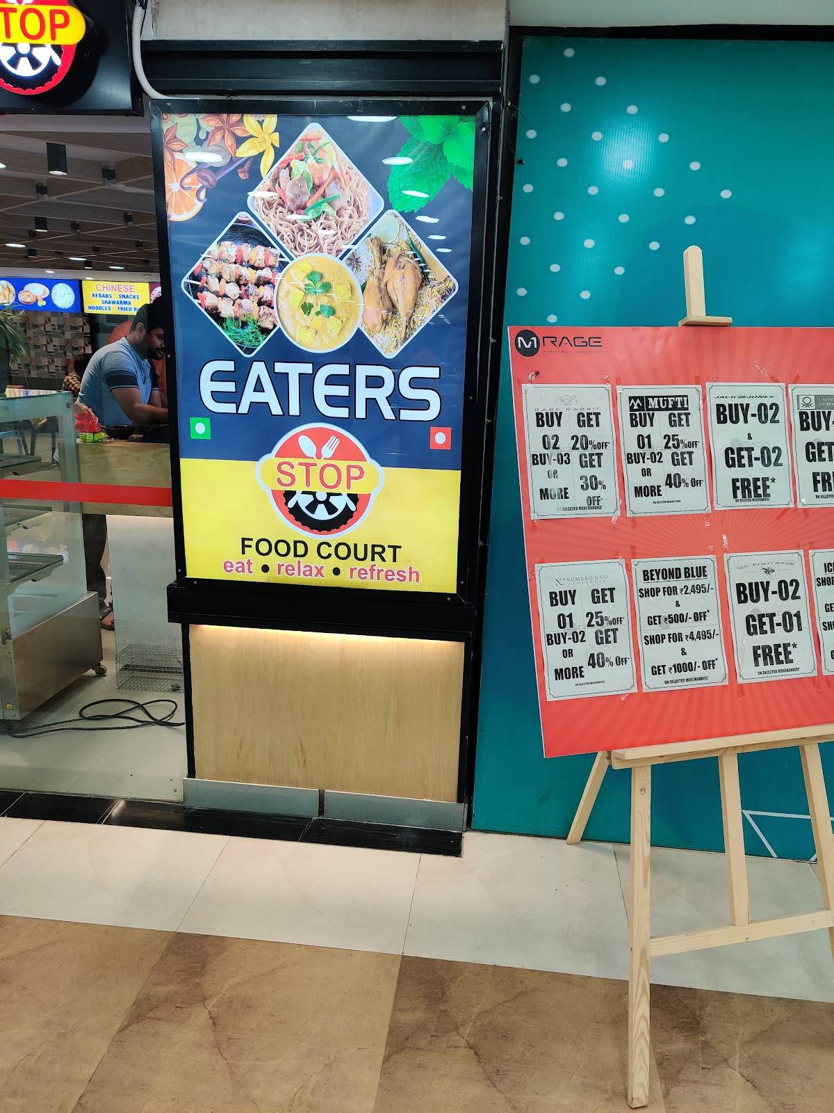 Menu at Eaters Stop Gajuwaka, Visakhapatnam