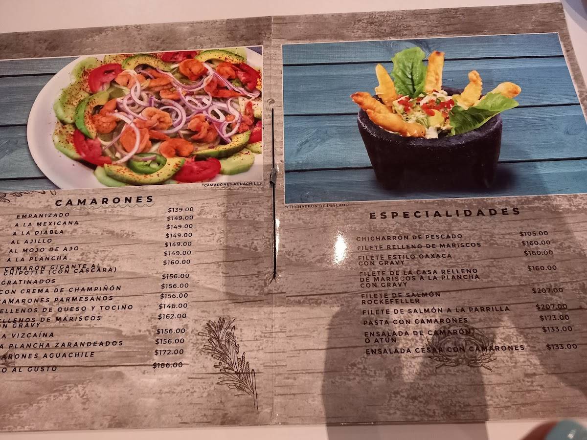 Carta del restaurante El Calamar del Monterrey (Suc. Concordia), Apodaca