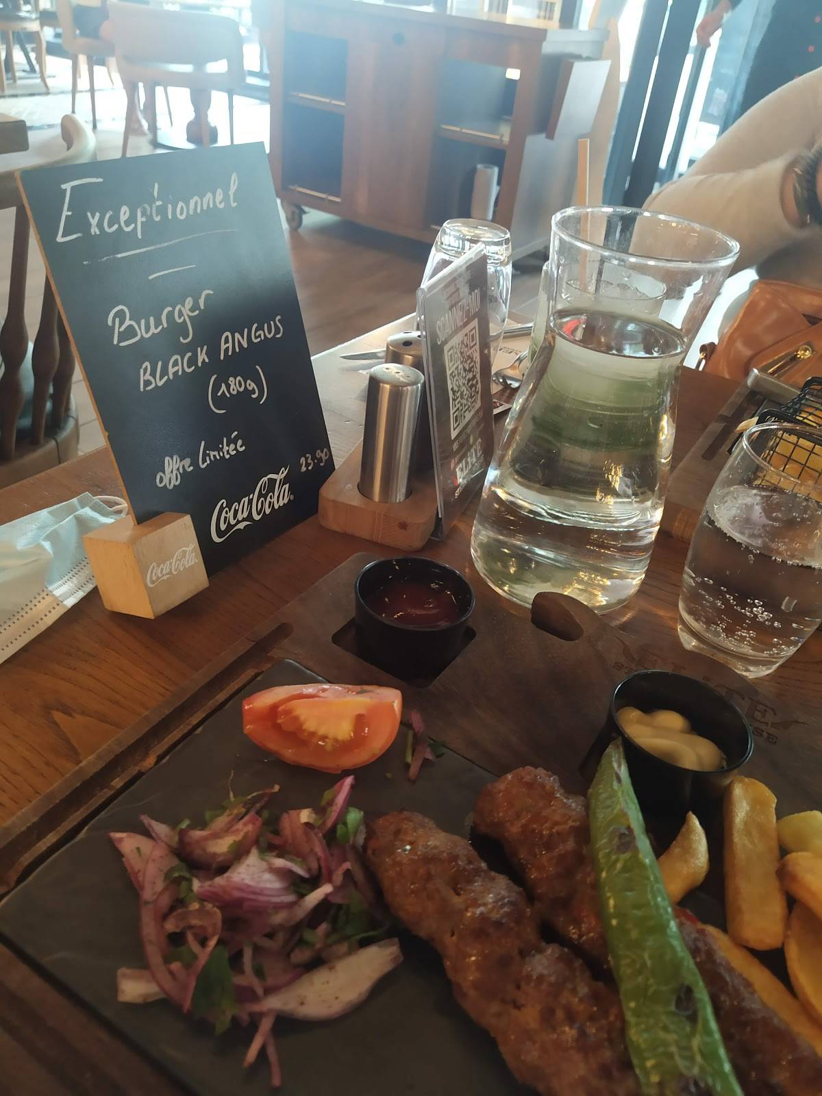 Menu at Élite Steak House restaurant, Strasbourg