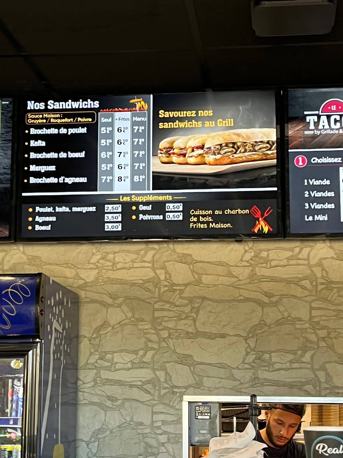 Menu au Grillade et Tacos Nîmes Périph restaurant, Nimes