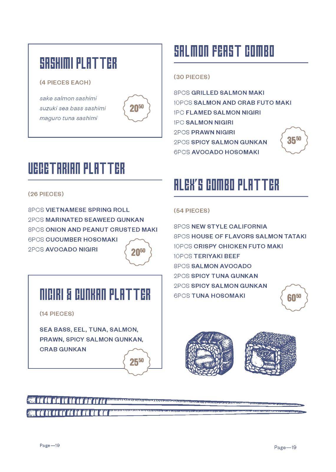 Menu at House Of Flavors restaurant, Santa Venera