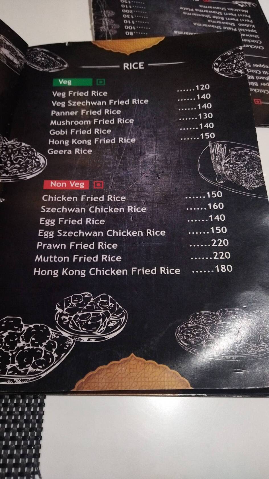 Menu at Ifthar restaurant, Chengalpattu