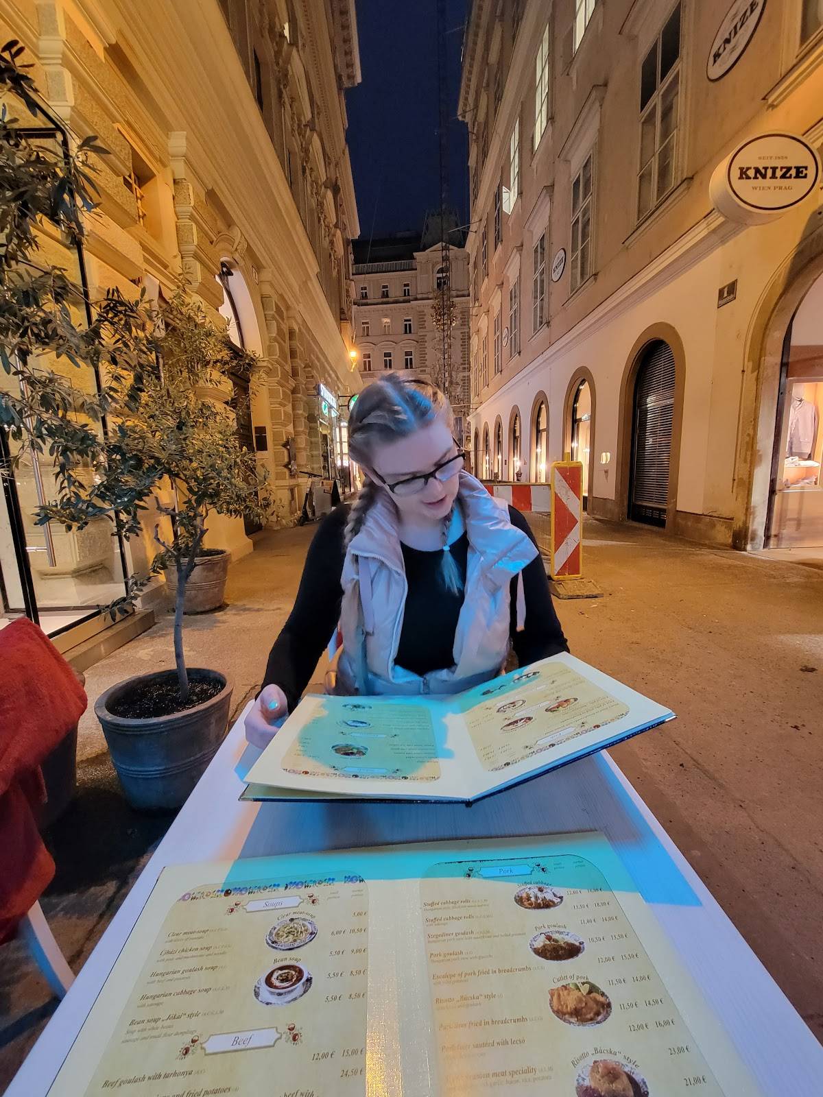 Speisekarte von Ilona Stüberl ètterem restaurant, Wien