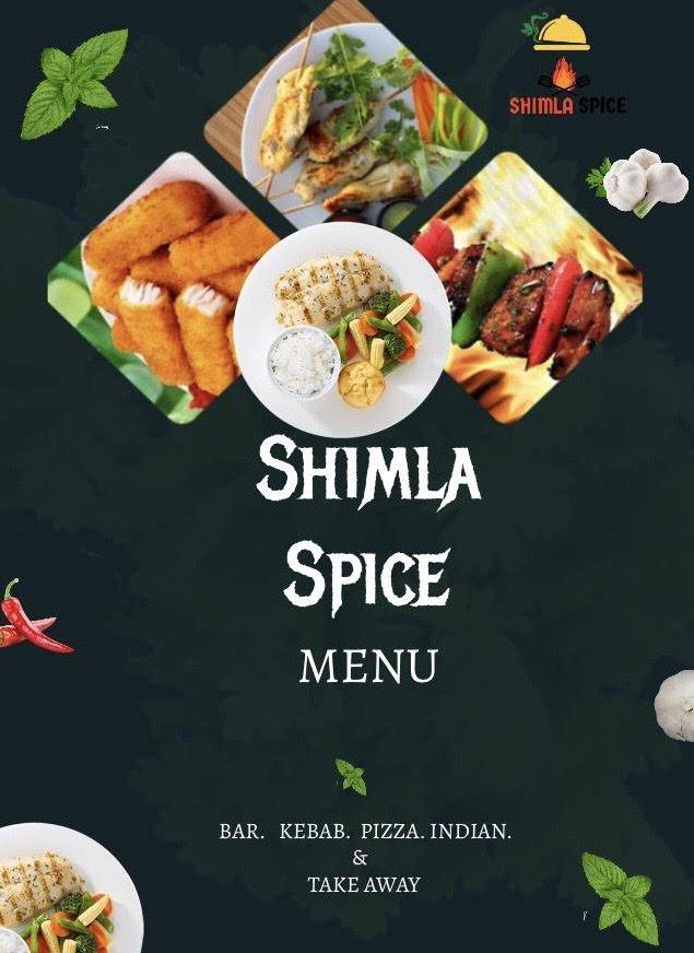Menu at Indian Shimla Spice & Kebab & Pizza restaurant, Torrevieja