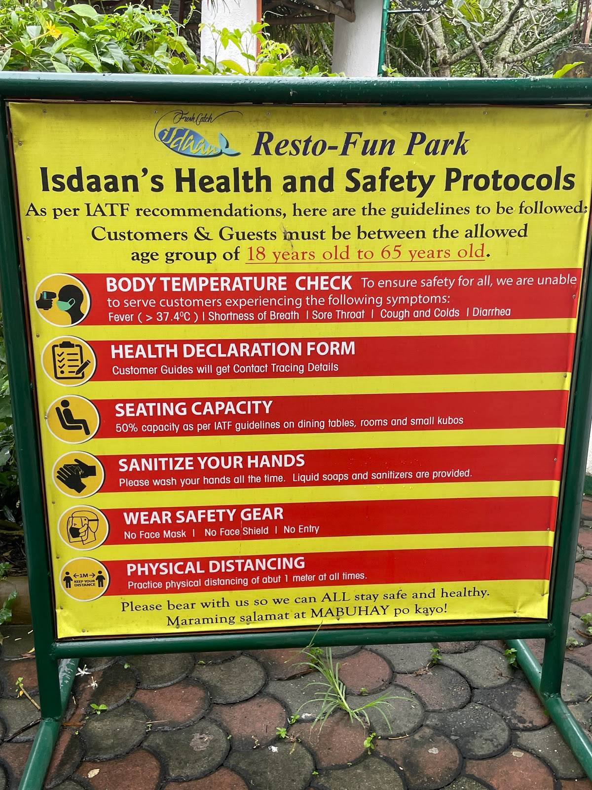 Menu at Isdaan Floating Restaurant, Bay