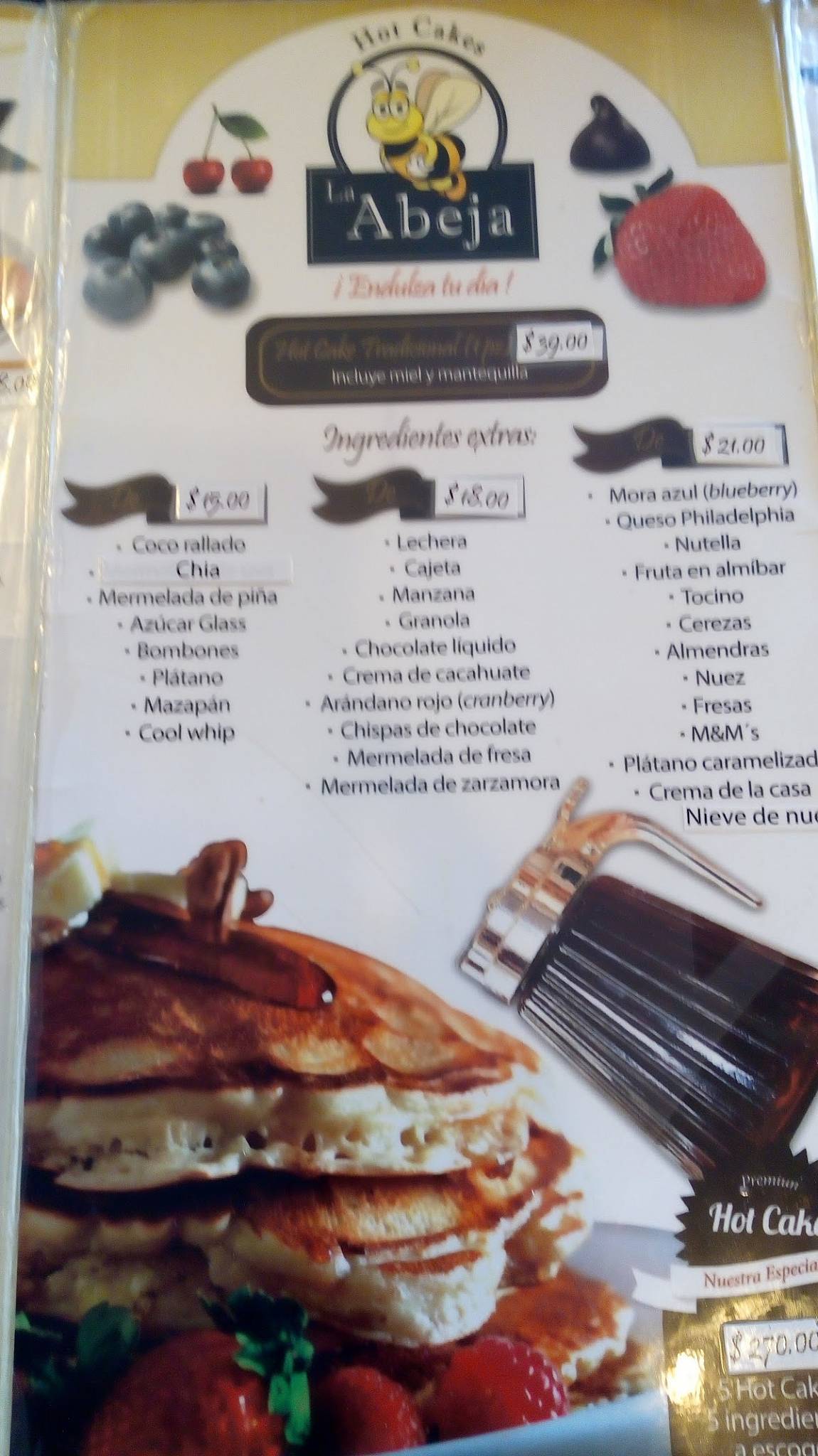 Carta del restaurante La Ajeba, Ciudad Juarez, Vicente Guerrero 4450 L-53B