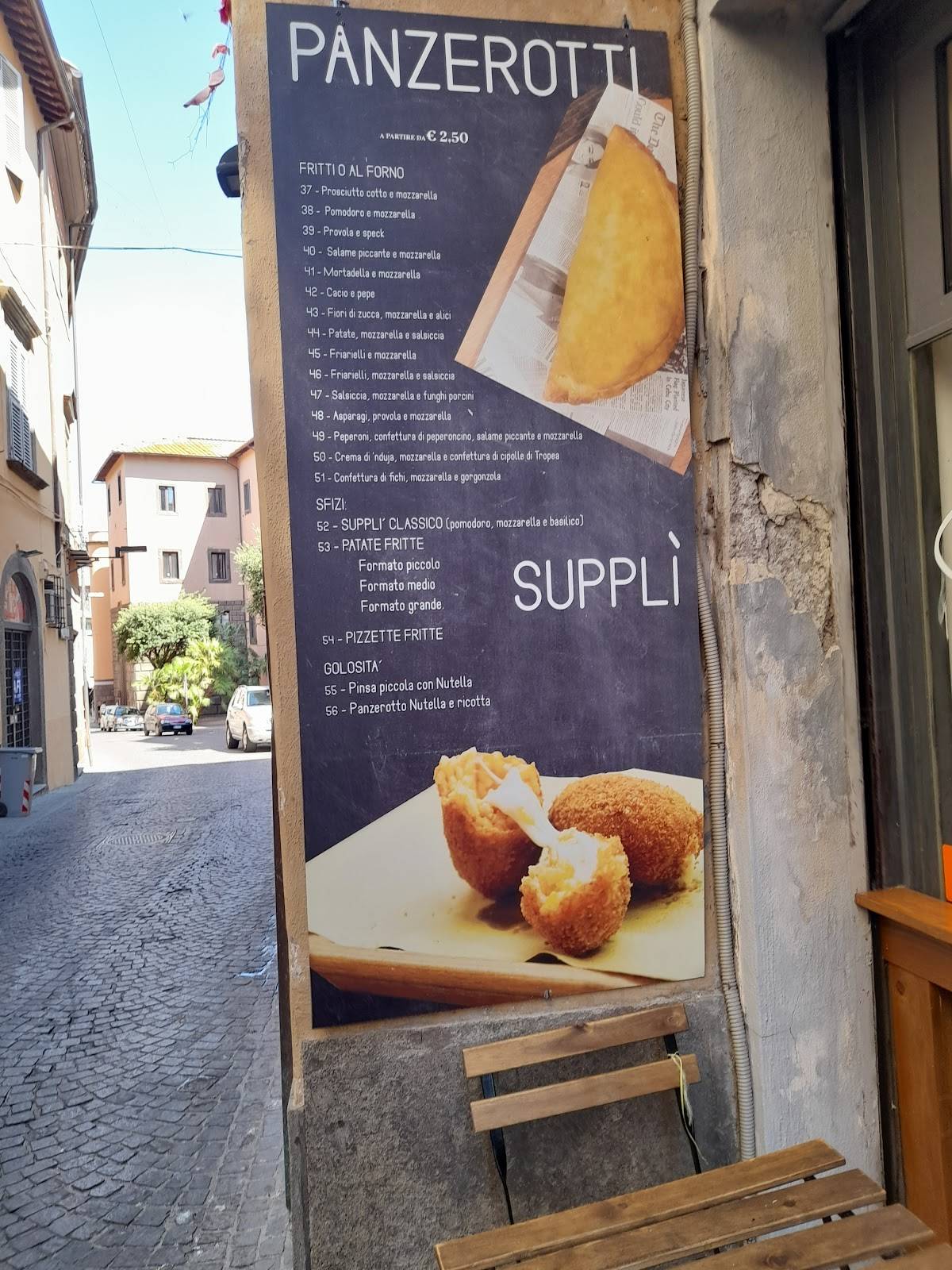 Menu da La Pinseria di via Saffi ristorante, Viterbo