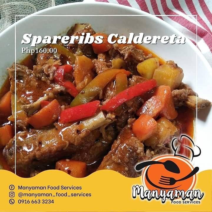 Menu at Manyaman Food Services restaurant, Bacoor