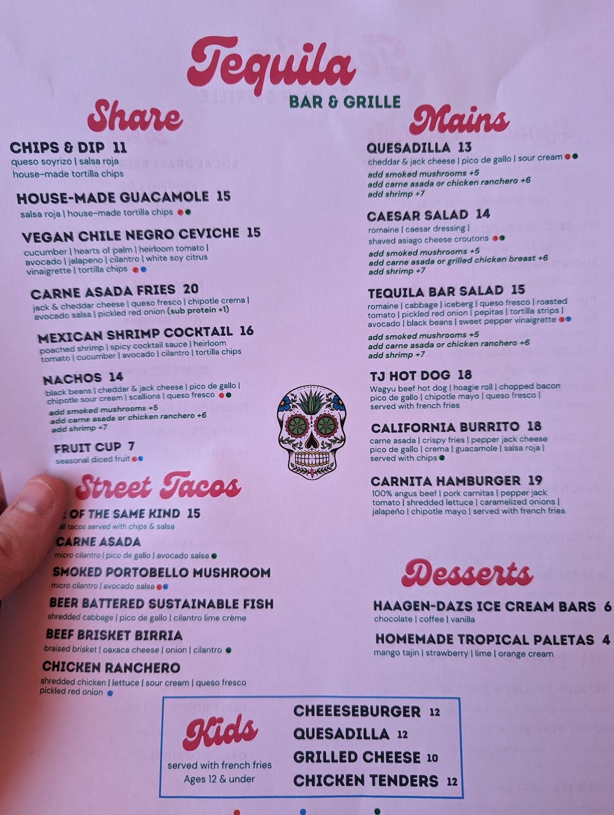 Menu at Marina Kitchen Restaurant & Bar, San Diego