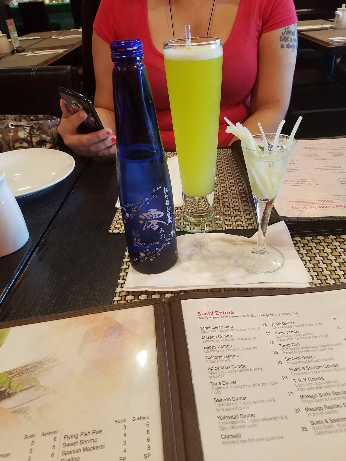 Menu at Masago restaurant, Oceanside