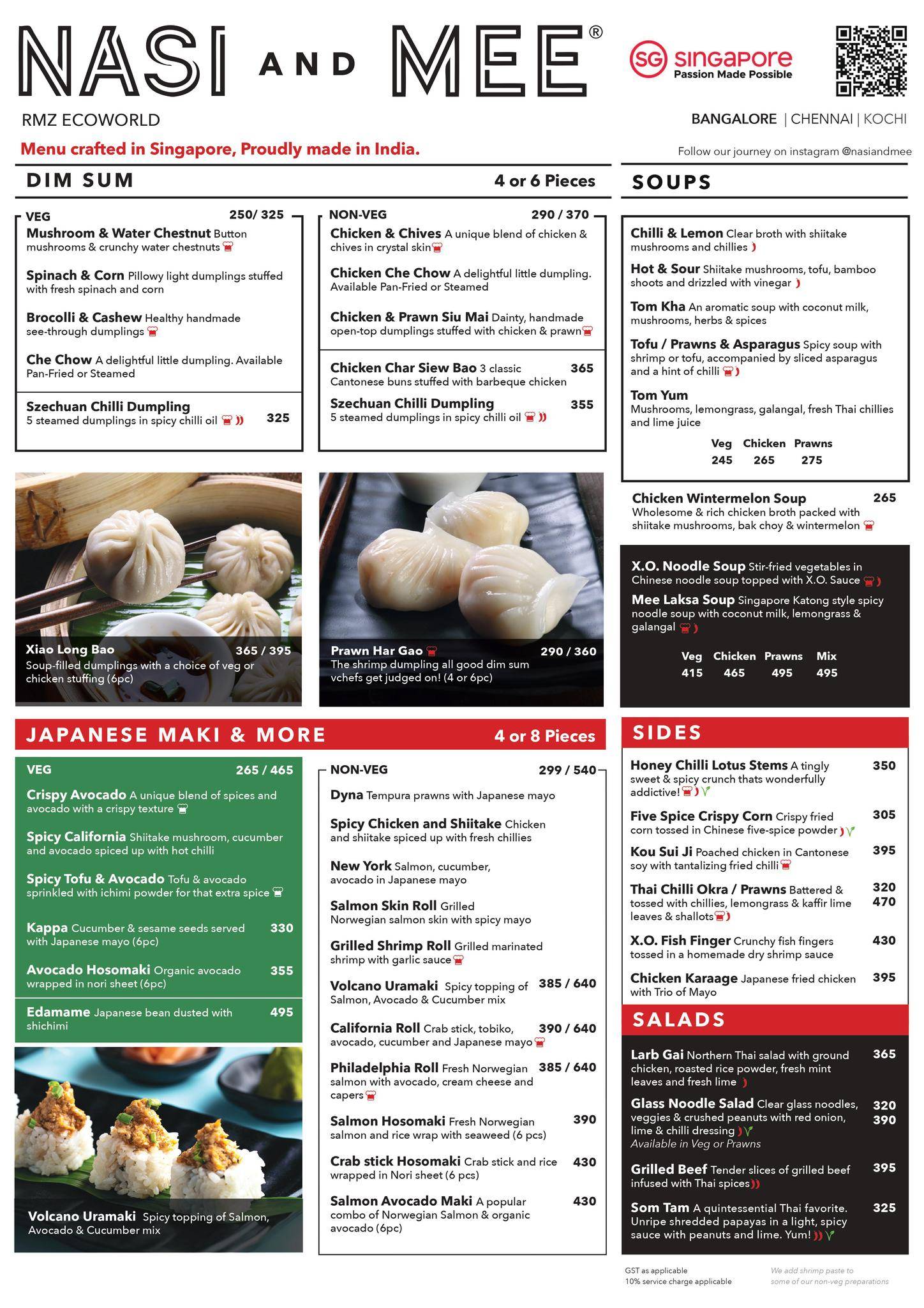 Menu at Nasi and Mee - Koramangala, Bengaluru, 974