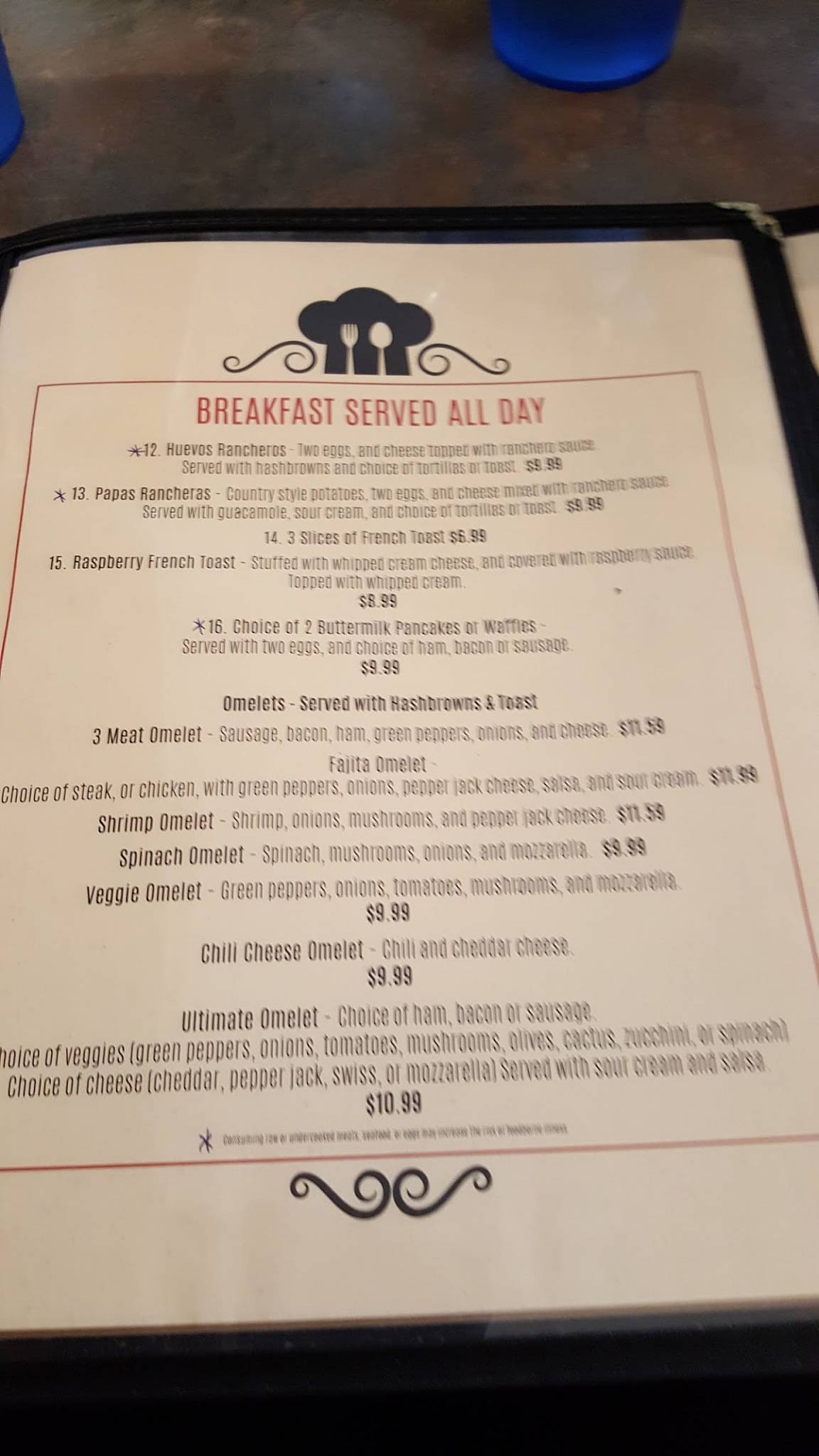 Menu at Noe Jose Cafe Family Restaurant, Oak Harbor