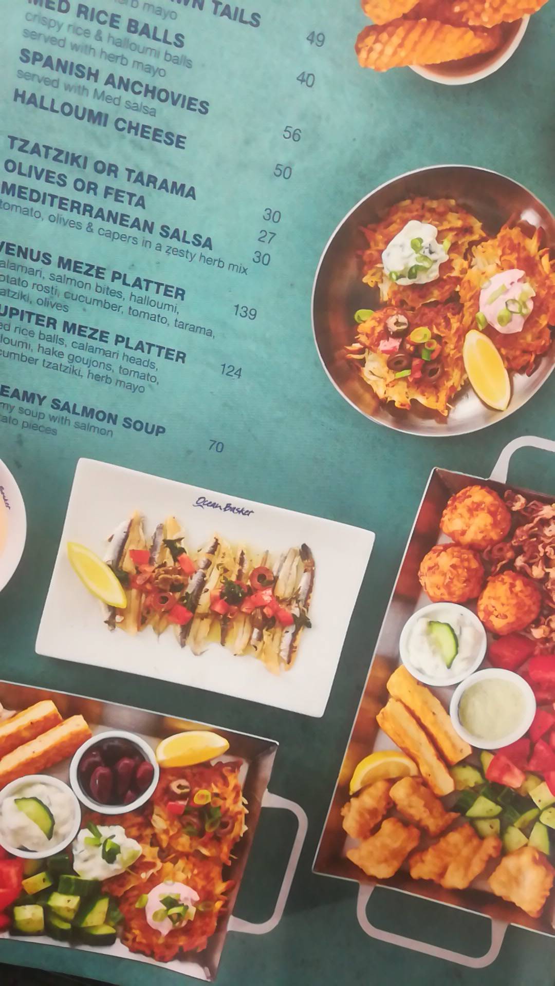 Menu at Ocean Basket Witbank restaurant, Emalahleni, Shop E-26