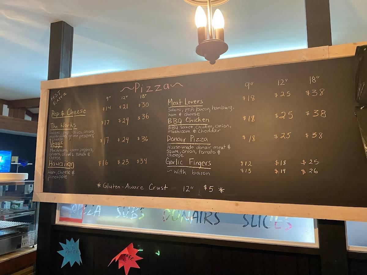 Menu at Reel Pizza & Sub Shop restaurant, Inverness, Central av