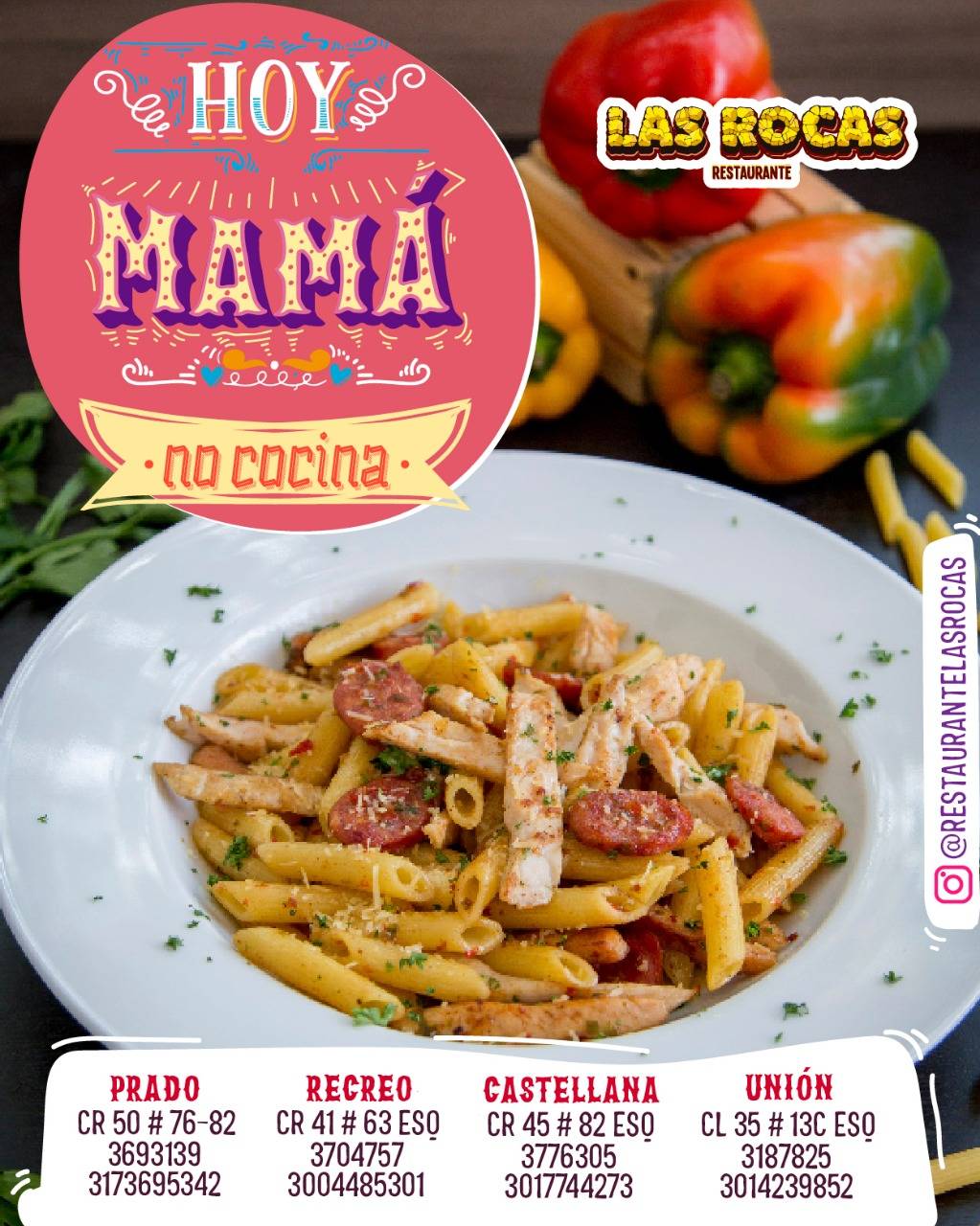 Carta de Restaurante Las Rocas, Barranquilla, Cl. 82 #45 - 13